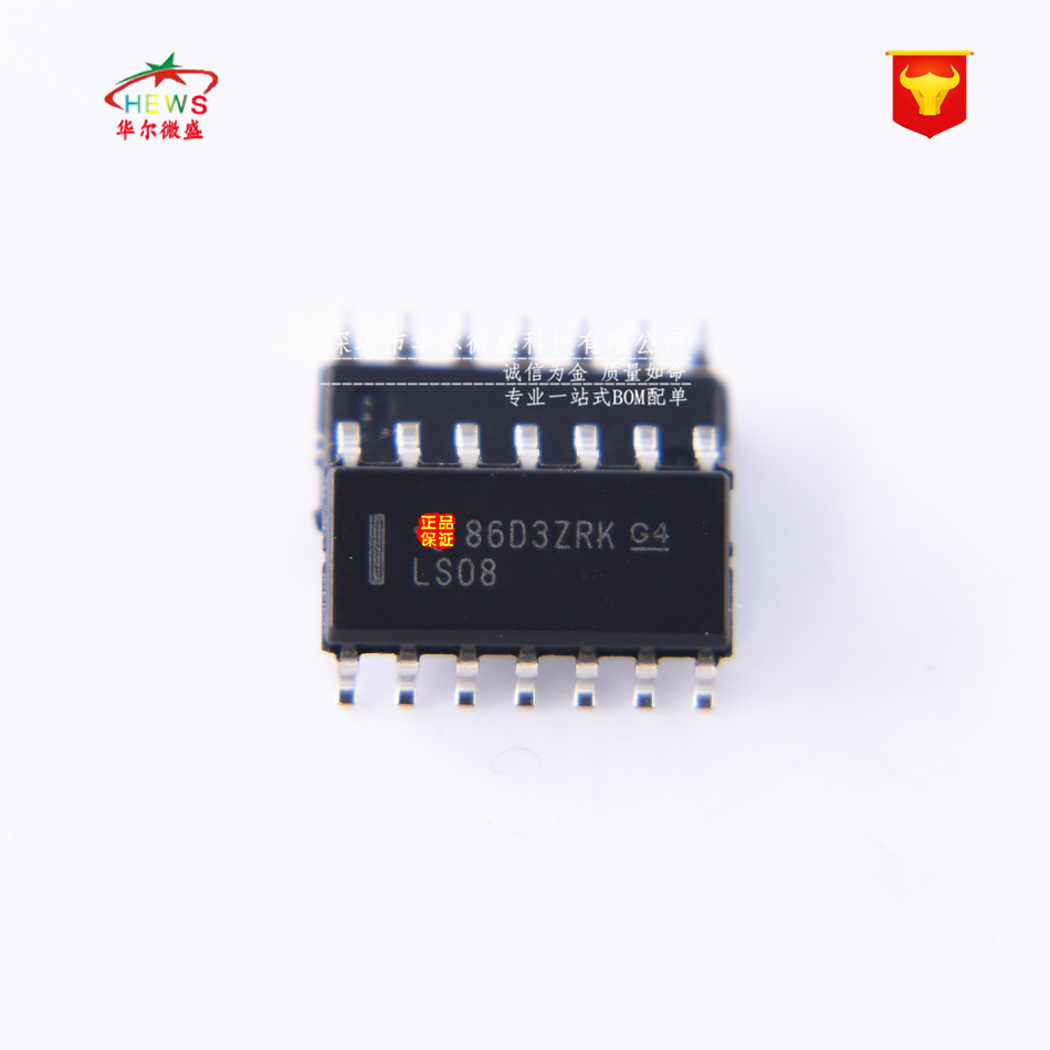 原装正品 质量保证 SN74LS08DR LS08 贴片SOP14 四路2 输入正与门_虎窝淘