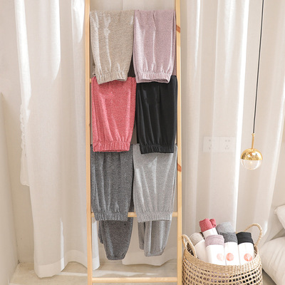 仙女风加肥加大码懒人胖mm宅宅裤