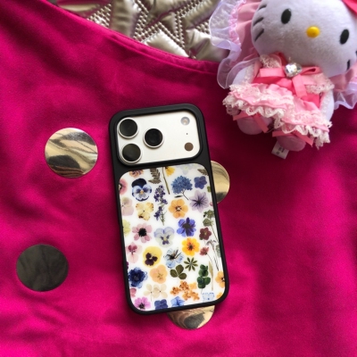 BP花卉手机壳flower适用苹果iPhone17/16/15/14/13/12/Pro/Max碳纤硬壳全包保护套防摔磁吸复古个性时尚