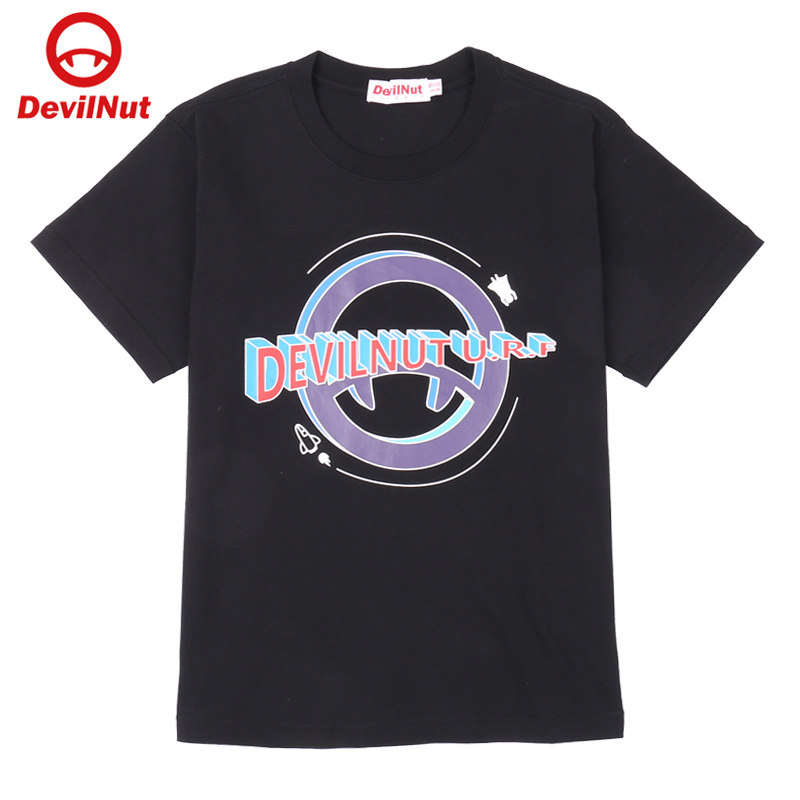 DEVIL NUT潮牌恶魔男女情侣纯棉休闲宽松短袖T恤-当季 SNT_虎窝淘