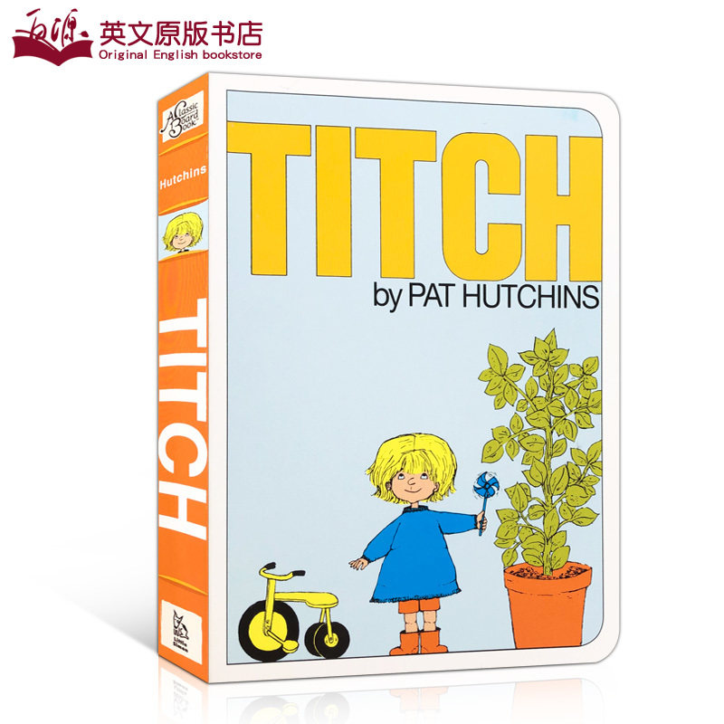 英文原版 Titch小蒂奇纸板书格林纳威奖绘本母鸡萝丝去散步同作者 Pat Hutchins儿童英语启蒙畅销进口优质儿童读物_虎窝淘