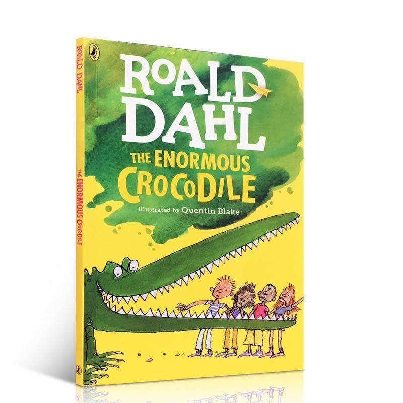 英文原版正版The Enormous Crocodile巨大的鳄鱼 Roald Dahl罗尔德达尔儿童文学故事章节小说小学生课外读物童书可搭 ...