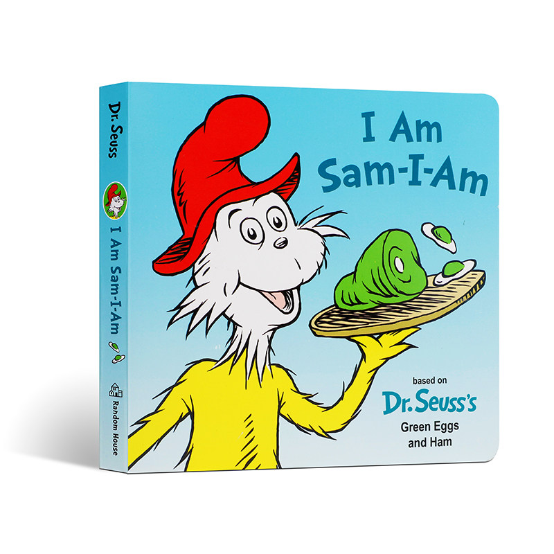 英文原版我是山姆I Am Sam-I-Am低幼儿童英语启蒙认知撕不烂纸板书图画书绘本Random House Books正版进口童书读物 ...