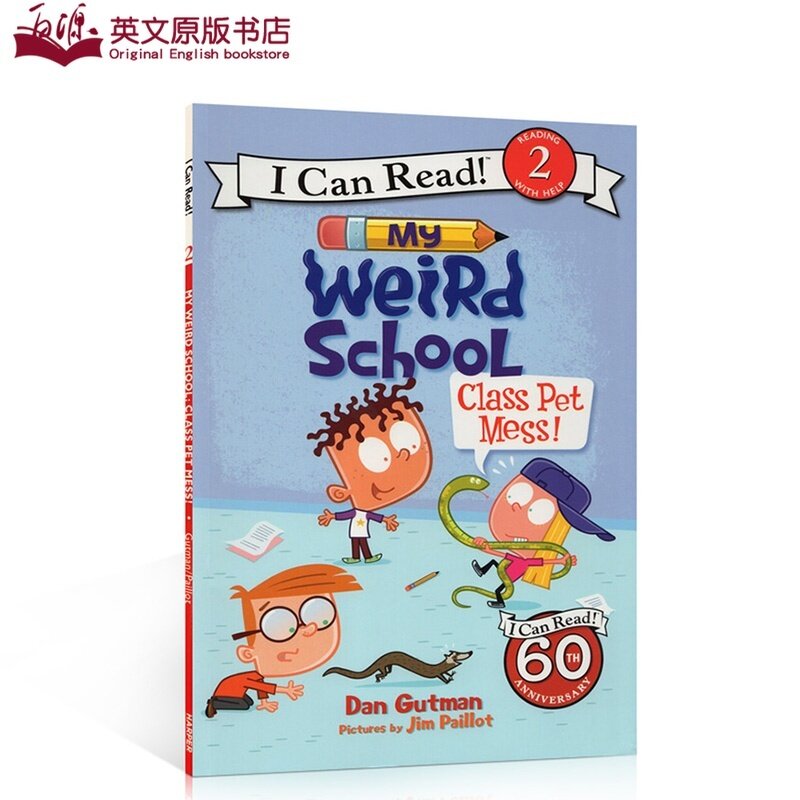 英文原版书My Weird School Class Pet Mess!疯狂学校I Can read第二阶段类宠物混乱60周年纪念版3-8岁 ...