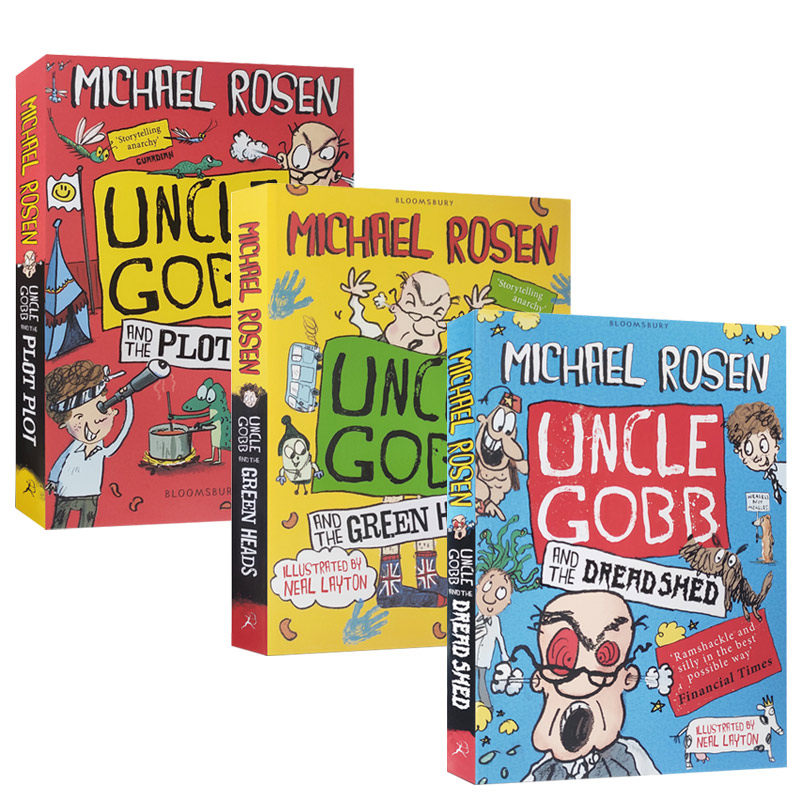 英文原版 Uncle Gobb and the Dread Shed/Uncle Gobb And The Green Heads/Uncle ...