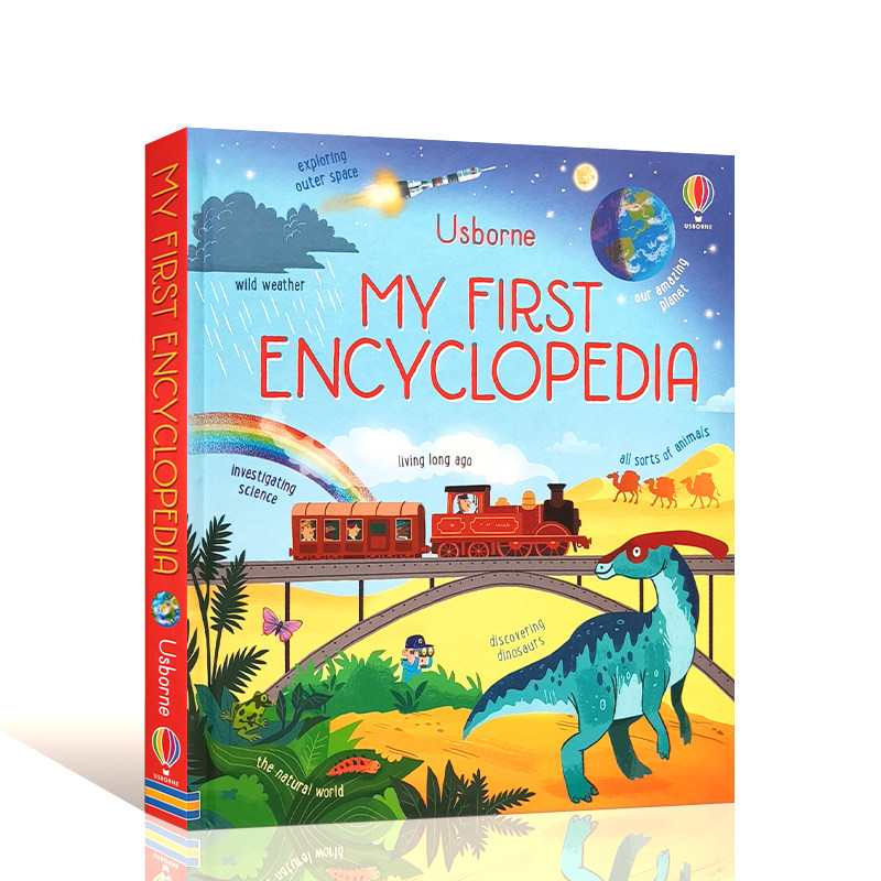 原版进口My first encyclopedia我的第一本百科全书Usborne尤斯伯恩出版6-9岁儿童启蒙认知英语绘本百科科普读物进口童书精装_虎窝淘
