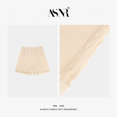 BRAID I 桑蚕丝针织·松紧腰睡裤