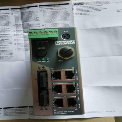 配件*原装现货*菲尼克斯交换机FL SWITCH SMN 6TX2FX 2989543议价