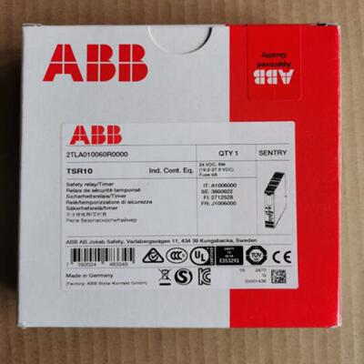 配件原装ABB安全继电器  Sentry TSR10 24VDC  2TLA010议价