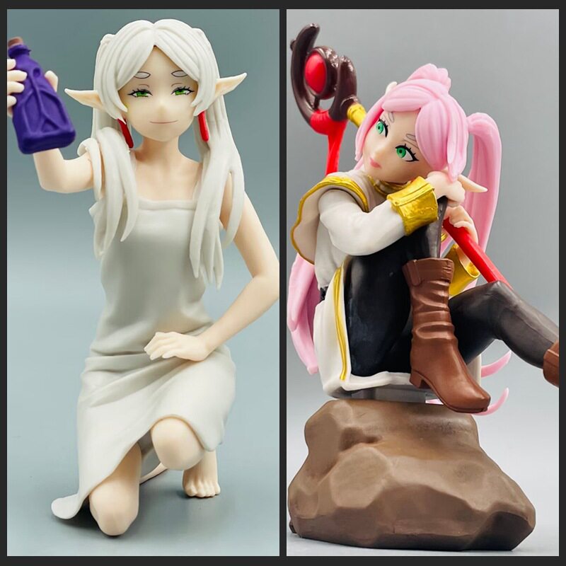 葬送的芙莉莲 魔法使 芙莉莲 精灵 二次元少女 坐姿摆件 盒装手办