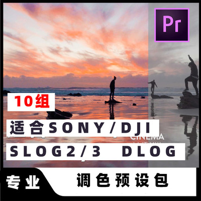 专业A7S索尼A7S2大疆DJI Dlog无人机RED摄像机slog23调色LUTS预设