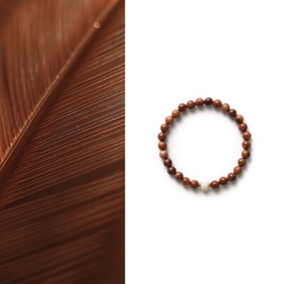 QIANTAO「砚秋」原创天然库克猛犸象牙手串净心护身手链情侣礼物