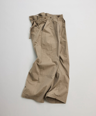 春夏新款长绒棉复古双膝工装裤