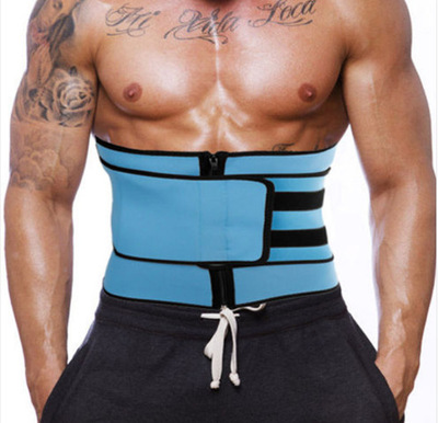 Men Women Tummy Waist Traine Cincher Sweat Belt Trainer Belt