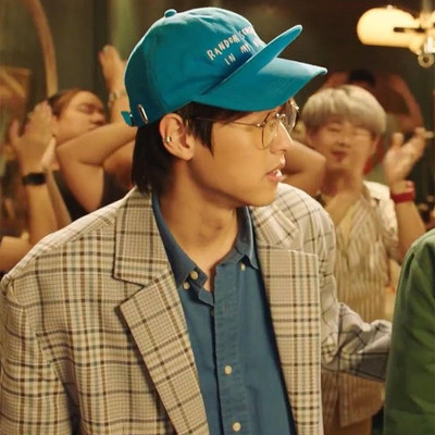 以你的心诠释我的爱周边BKPP比尔金Billkin同款双帽檐字母棒球帽