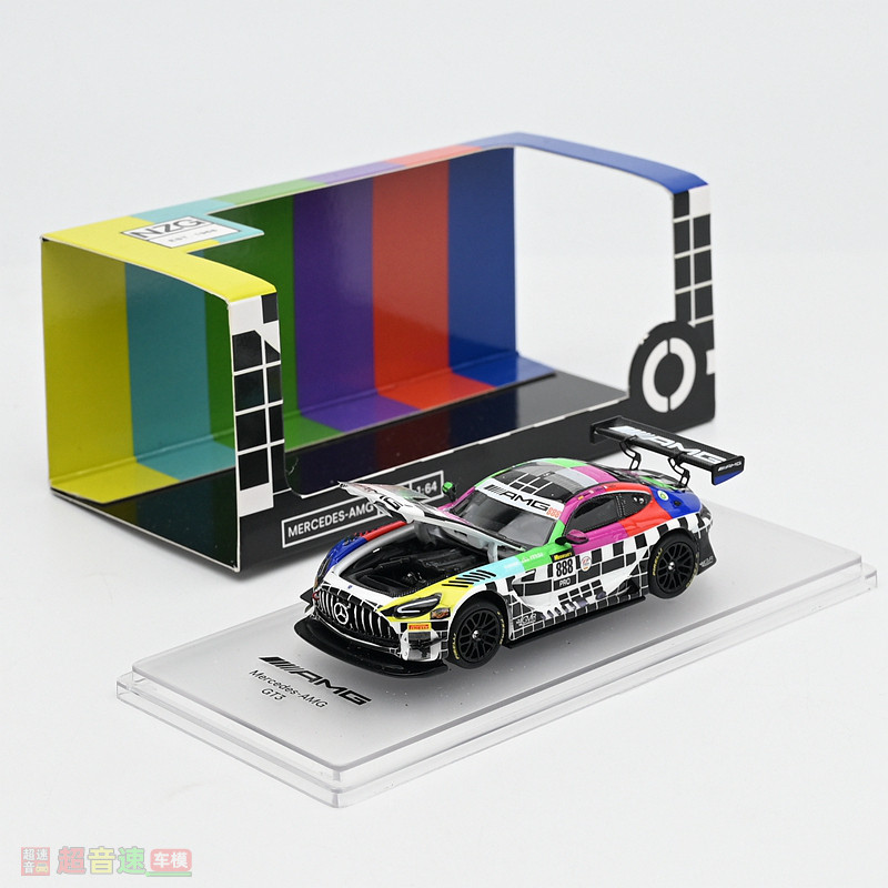Kiloworks NZG 1:64 奔驰AMG GT3 EVO II Bathurst 12h汽车模型