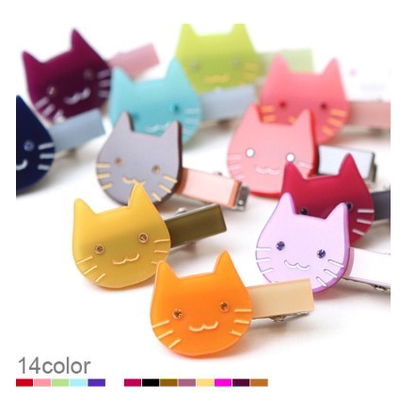 angelrena日韩风小猫咪鸭嘴夹