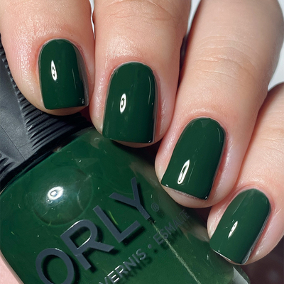 orly油性指甲油免烤不可剥绿色