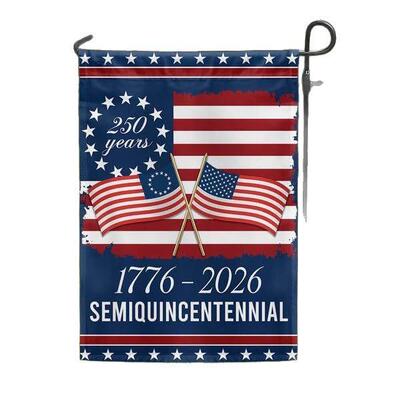 美国纪念花园旗帜250th Anniversary 1776 2026 Garden Flag