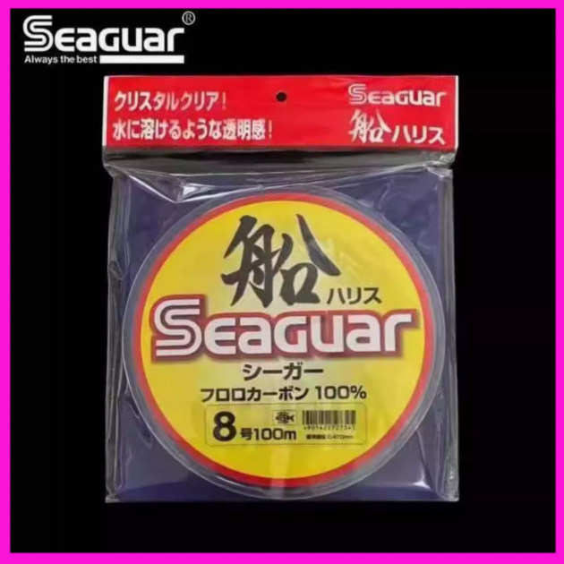 日本进口Seaguar西格船碳素线纯碳线100米30米碳素子线路亚前导线