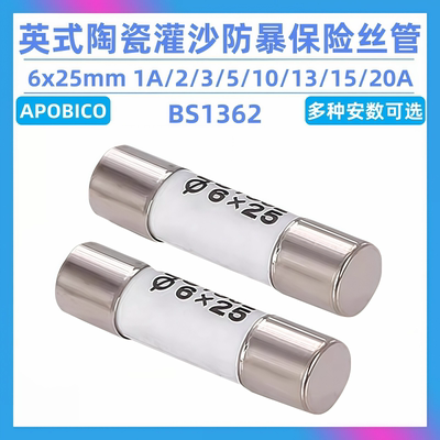 英式BS1362灌沙防暴陶瓷保险丝管