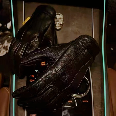 头层牛皮四季复古摩托车真皮手套机车骑行防风保暖秋冬骑士装备潮