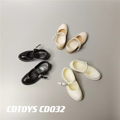 现货 cdtoys cd032 1/6女兵人 素体学生鞋 学生妹皮鞋模型