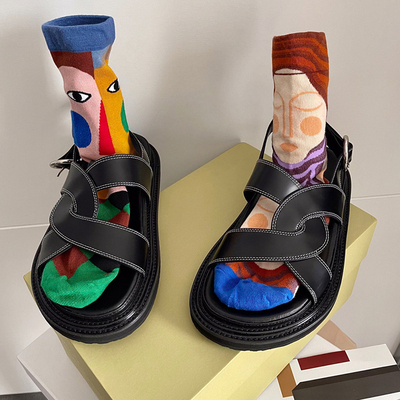 勃肯凉鞋女平底罗马沙滩鞋