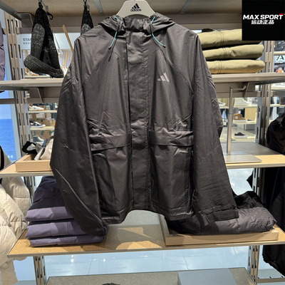 阿迪达斯男子加绒外套夹克