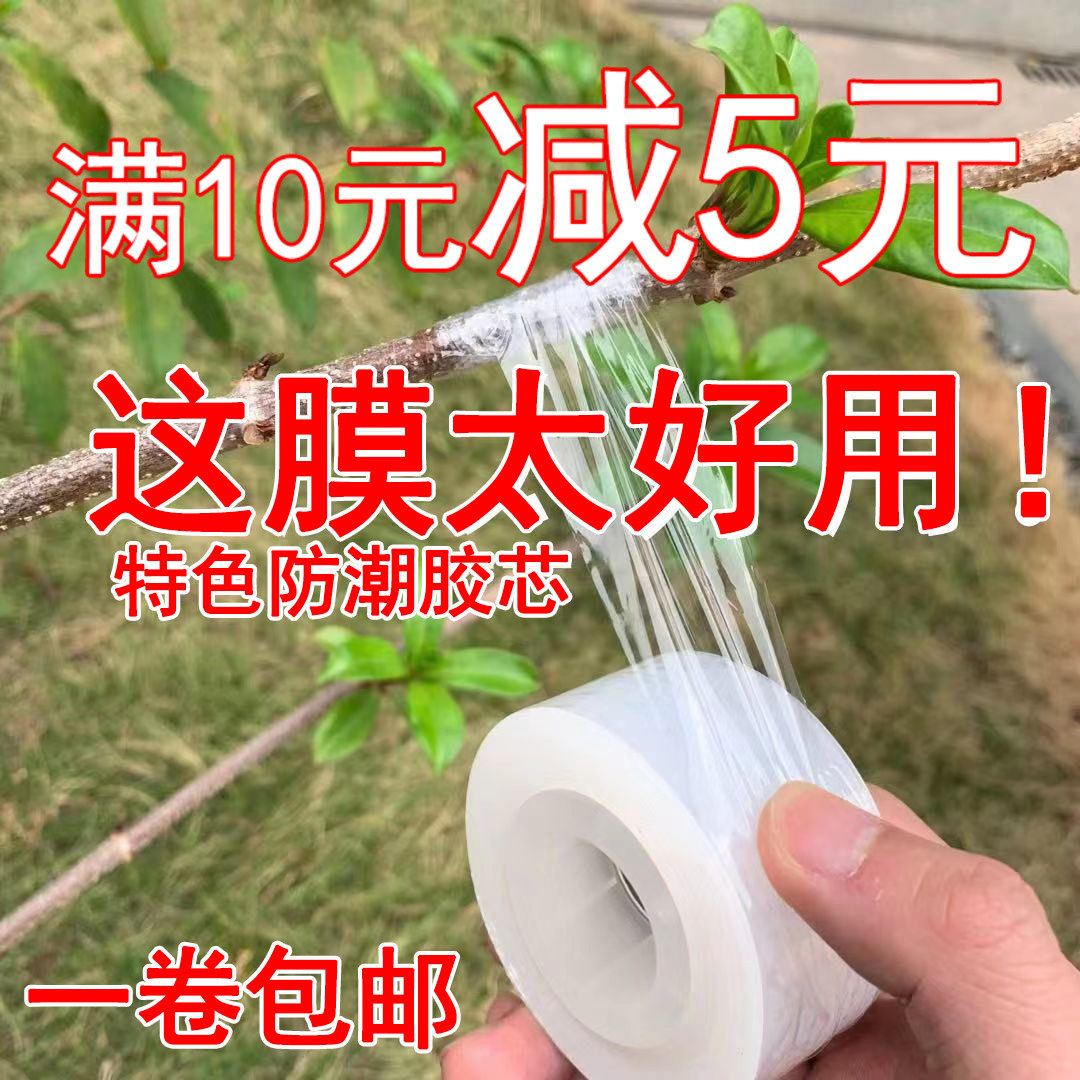 嫁接膜专用膜PE无需打结薄膜自粘膜免拆嫁接绑带果树苗包扎带包邮