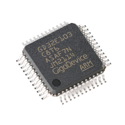 原装GD32E103C8T6 LQFP-48 ARM Cortex-M4 32位微控制器-MCU芯片