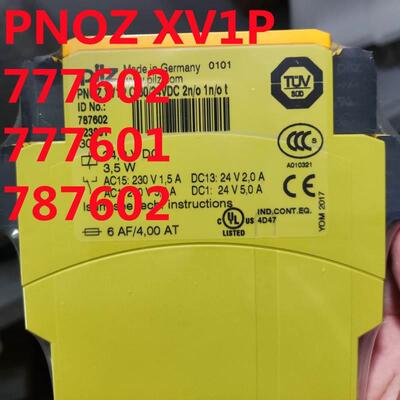 PNOZ XV1P 777602 777601安全继电器 pilz PNOZ XV1P C 787602议