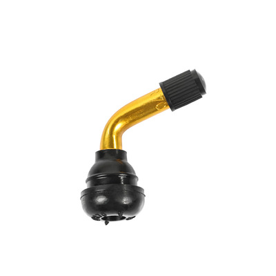 PVR70/60/50/40防漏气弯嘴摩托车轮胎气嘴电动车真空胎气门嘴铝杆