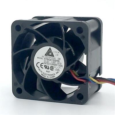 原装 FFB0412SHN 4028 4CM 0.45A 双滚珠PWM调速散热风扇12V