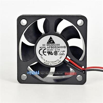 AFB0524HHB 5015 24V 0.17A 5CM 大风量 双滚珠 变频器风扇