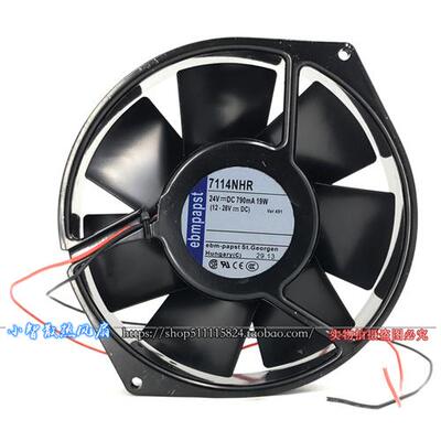 ebm TYP 7114NHR/NHU 24V 790MA 19W 15038变频器铁叶风扇