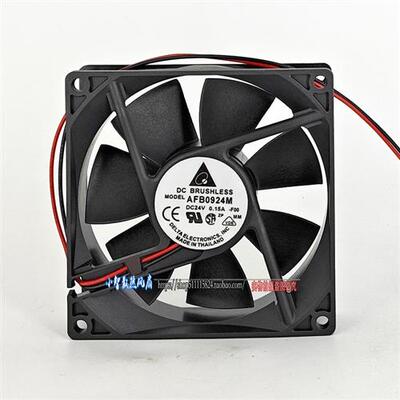 9CM 9025 24V 0.15A AFB0924M 变频器 双滚珠 2线散热风扇