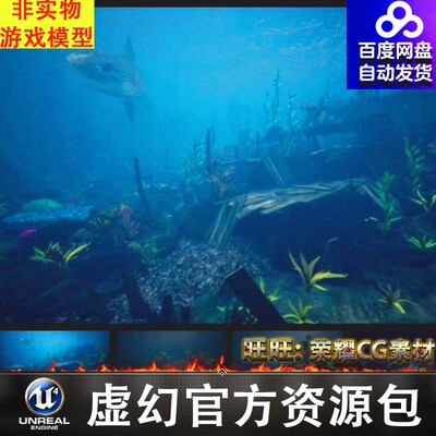 UE4虚幻5.1 Ocean Environment Pack 2 - Coral Reef 海洋珊瑚礁