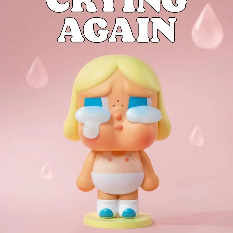 Popmart Crybaby Crying Baby Tears Factory Series Blind Box Figure Cute ...