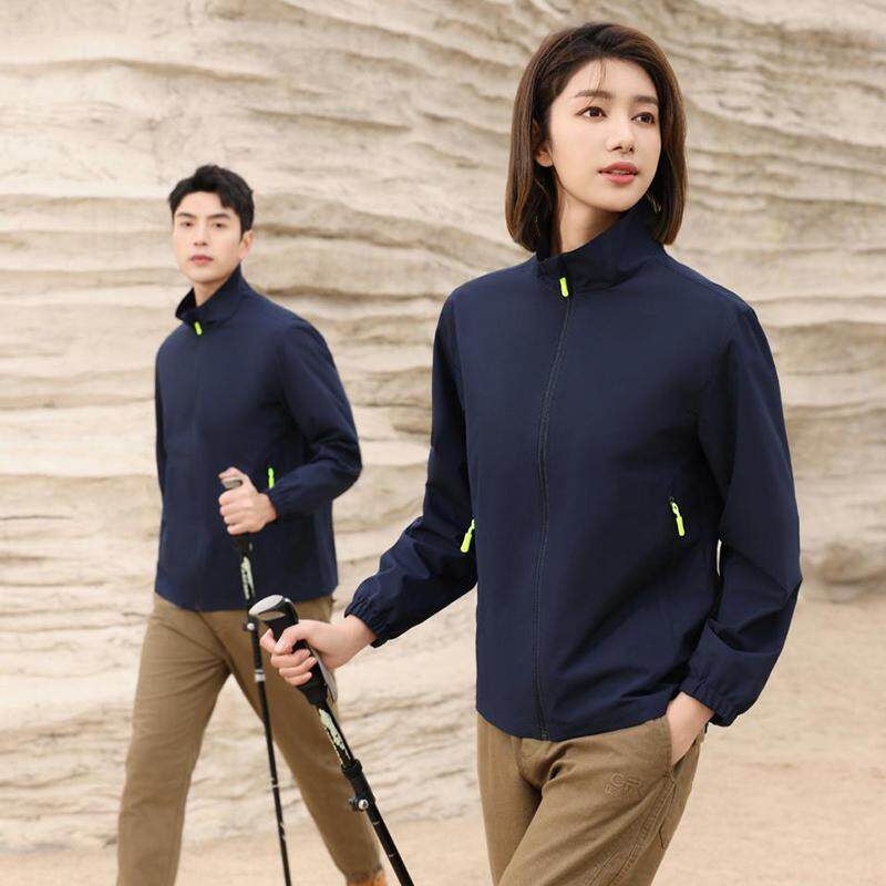 反光冲锋衣户外工作服防水透气登山服王者覆膜JC8808