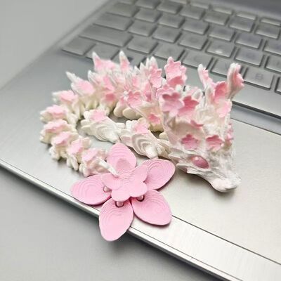 树脂山兄弟中国风樱花龙 3D 打印摆件 可爱创意玩具生日礼物