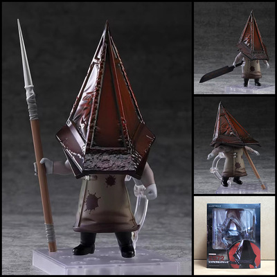 粘土人#2572  寂静岭2 三角头红色金字塔头 可动手办摆件盒装