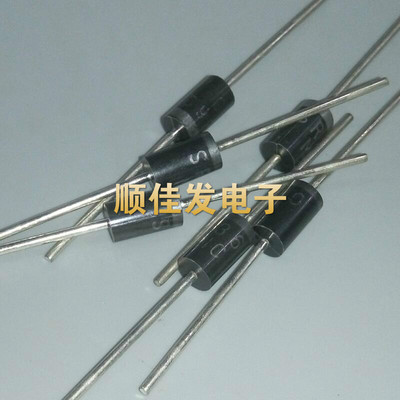 直插肖特基二极管 SB360 SR360 3A 60V DO-41 整流二极管 10个