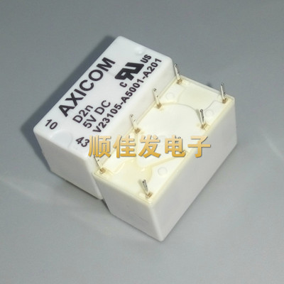 全新原装 V23105-A5001-A201 5VDC 5V D2n 8脚 3A两开两闭 AXICOM