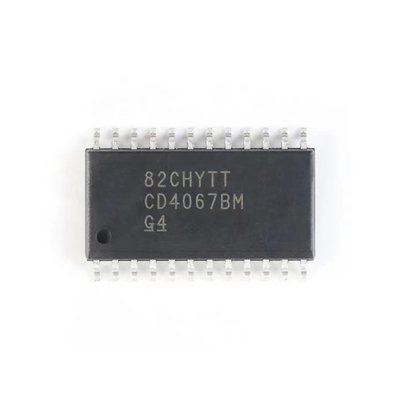 CD4067BM96 CD4067BM 单路16通道模拟多路复用器 SOP-24 全新原装
