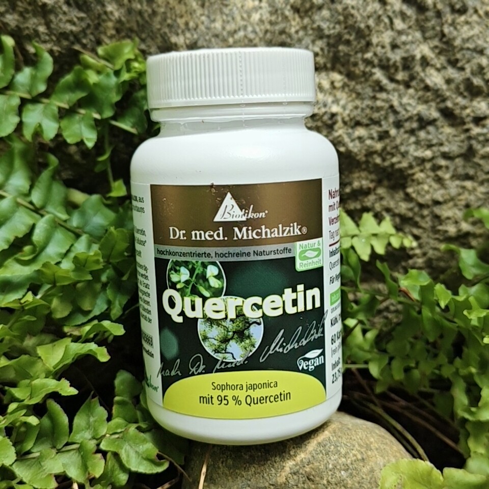德国直邮代购 Biotikon槲皮素胶囊60粒免疫现货