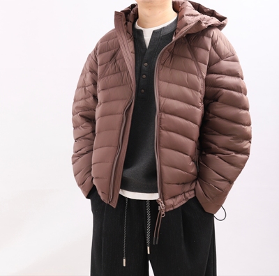 MRMO陌先生男90白鸭绒排骨连帽羽绒服轻盈舒适宽松百搭面包服秋冬