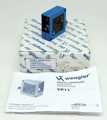 Wenglor Lasertaster YP11VAH3ANZ Reflextaster Kontrasterkennu