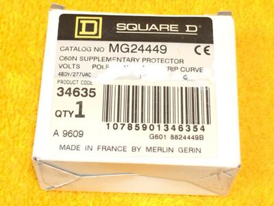 MG24449 Nuevo Square D Merlin Gerin C60n Mg24449 10 Amperios