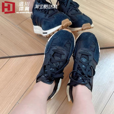 阿迪达斯三叶草复古低帮跑步鞋